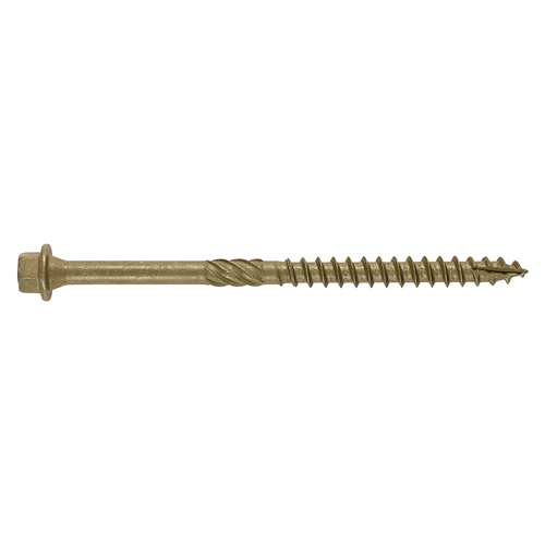 Hertings. IN-DEX SCREWS - HEX HD - GREEN - 6.7 x 100mm