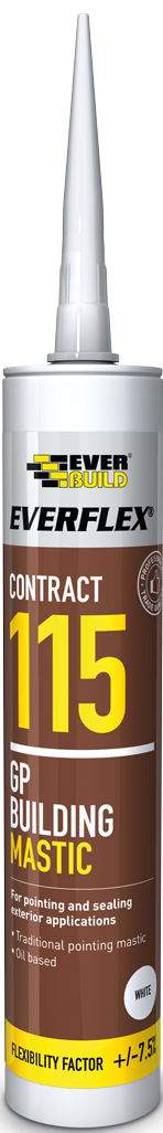 Hertings. EVERBUILD 115 GP BUILDING MASTIC - WHITE - C3