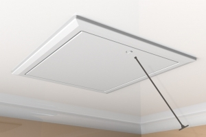 Hertings. TIMLOC HINGED LOFT ACCESS TRAP - 1169