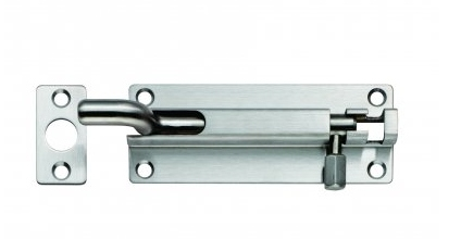 Hertings. 80 x 38MM CRANKED BARREL BOLT-SSS - BBT1080CR/SSS