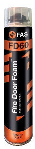 Hertings. FIRE & ACOUSTIC SEALS FIRE DOOR FOAM - GUN GRADE 750ML