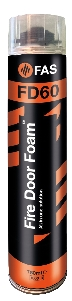 Hertings. FIRE & ACOUSTIC SEALS FIRE DOOR FOAM - GUN GRADE 750ML